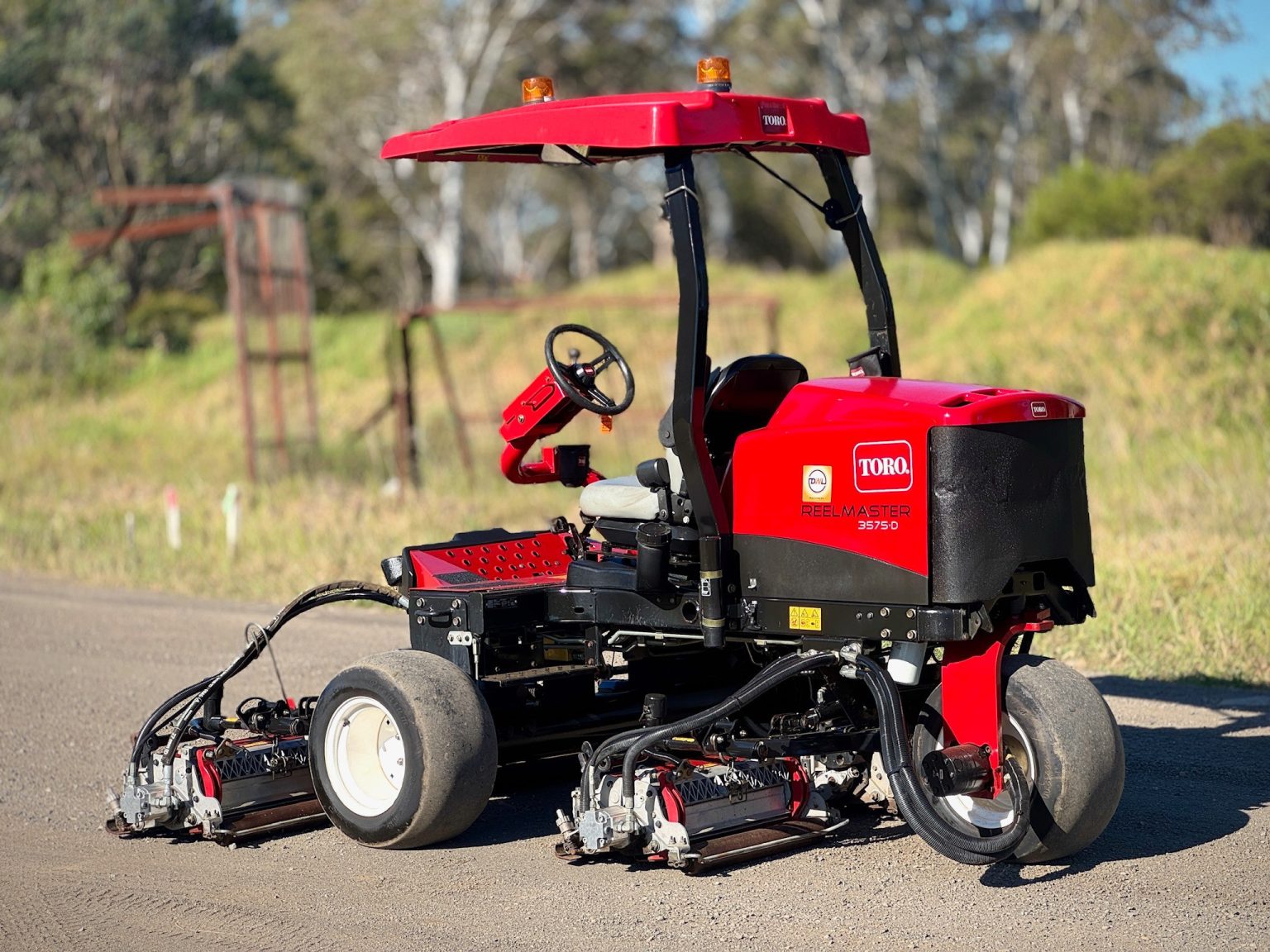 TORO REELMASTER 3575D 3WD RIDE ON FAIRWAY CYLINDER REEL GREENS GOLF ...