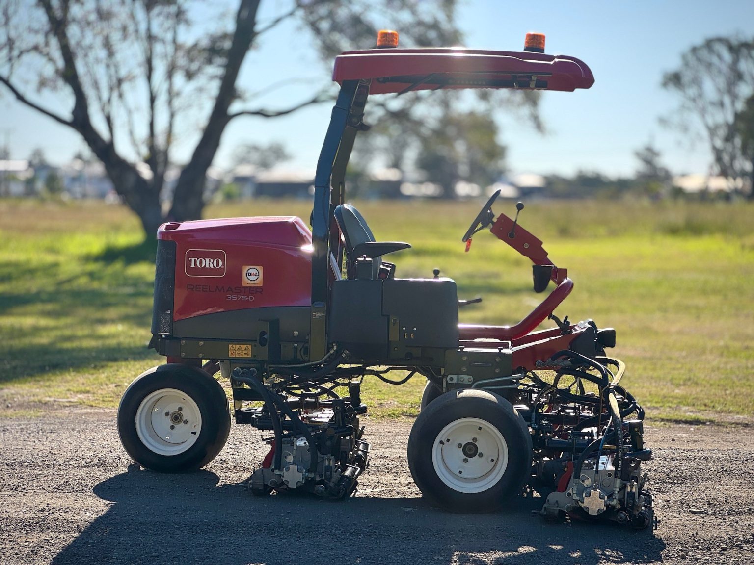 TORO REELMASTER 3575D 3WD RIDE ON FAIRWAY CYLINDER REEL GREENS GOLF ...