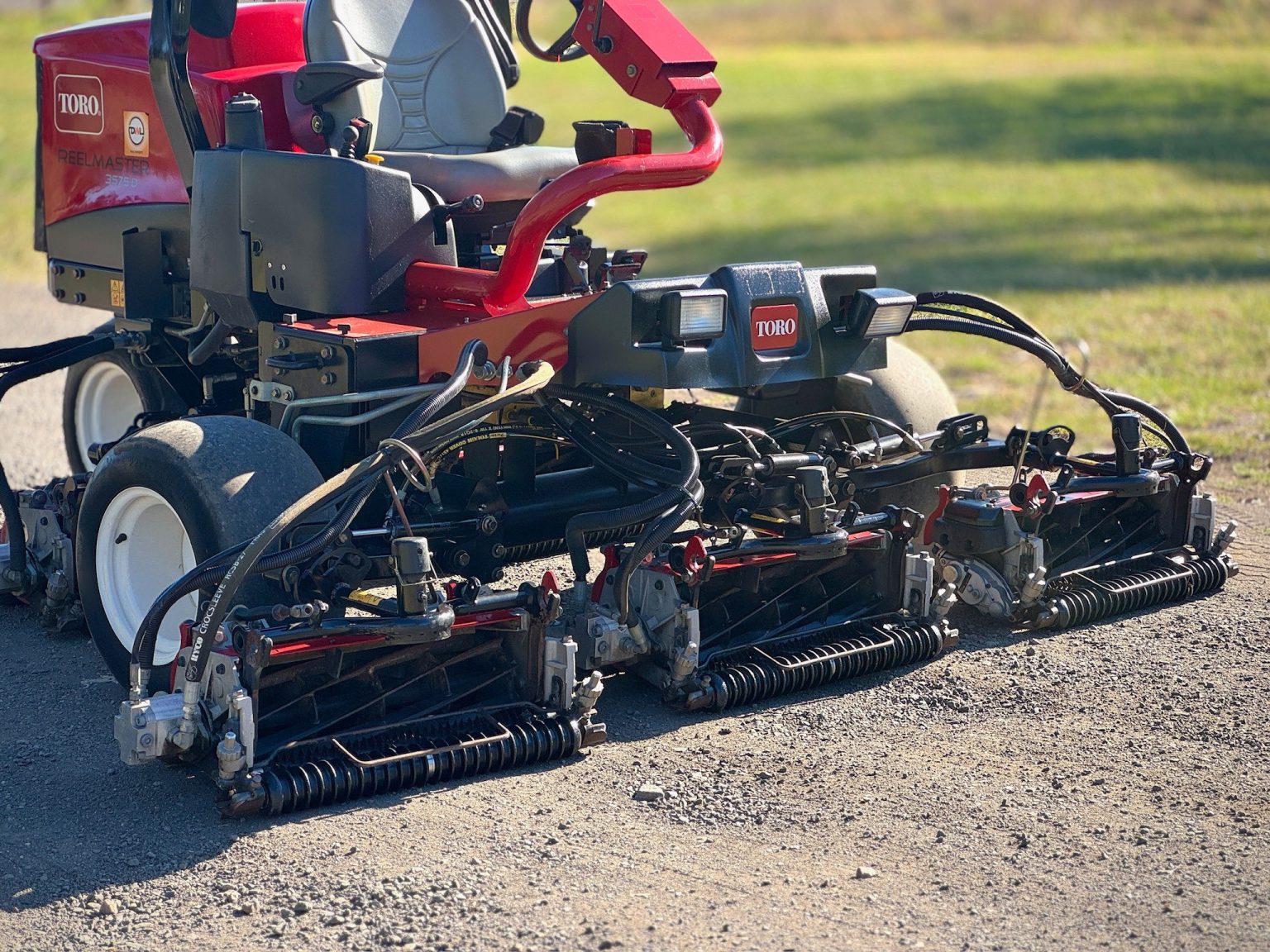 TORO REELMASTER 3575D 3WD RIDE ON FAIRWAY CYLINDER REEL GREENS GOLF ...